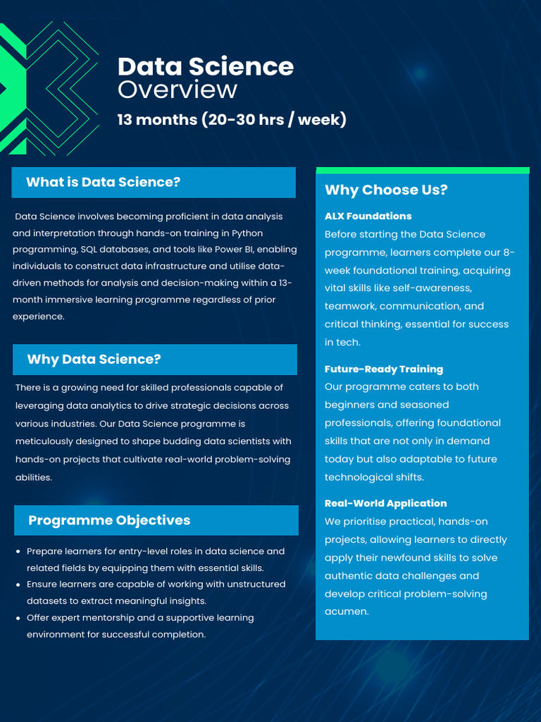 Data Science Course Overview 4 | PDF | Data Science | Communication