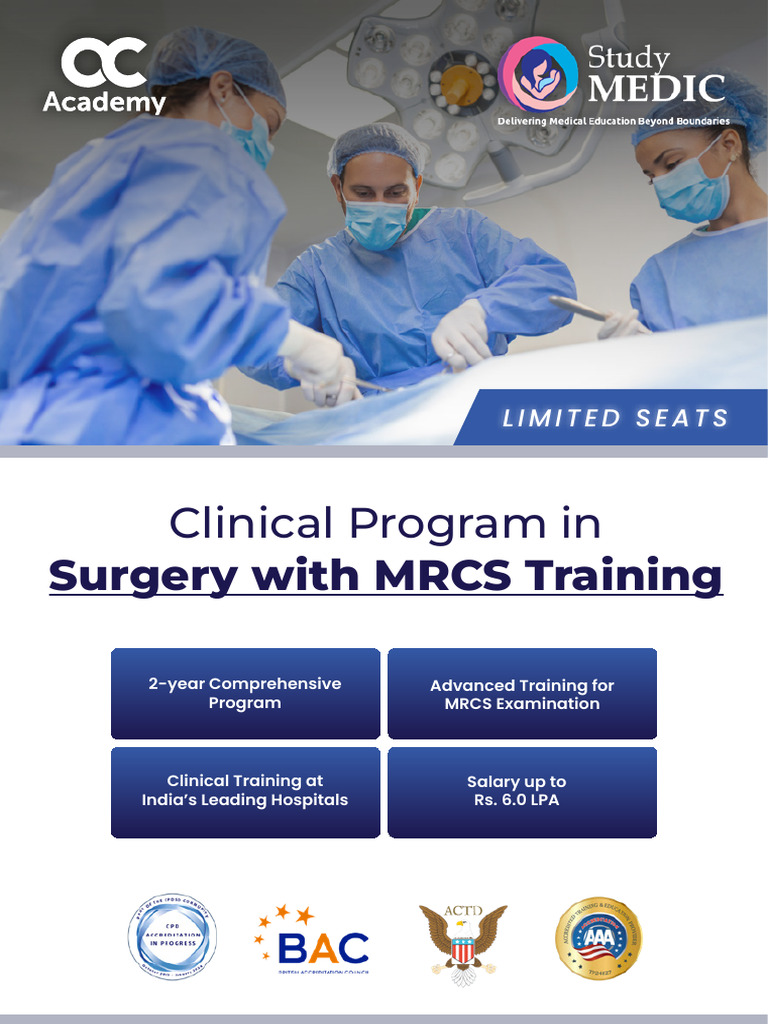 MRCS Surgery | PDF | Surgery | Medicine