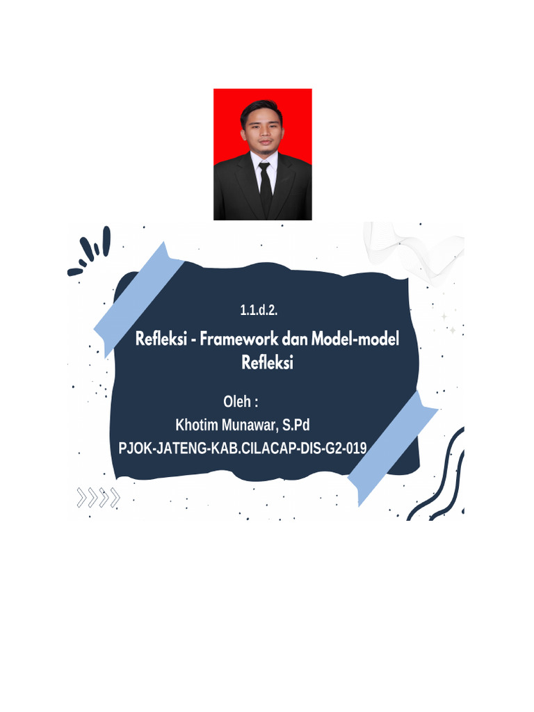 1.1.d.2. Refleksi - Framework Dan Model-Model Refleksi | PDF