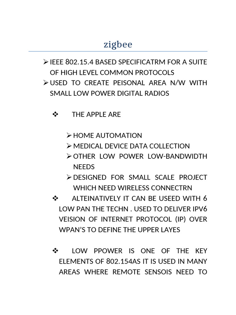 zigbee.PPT | PDF