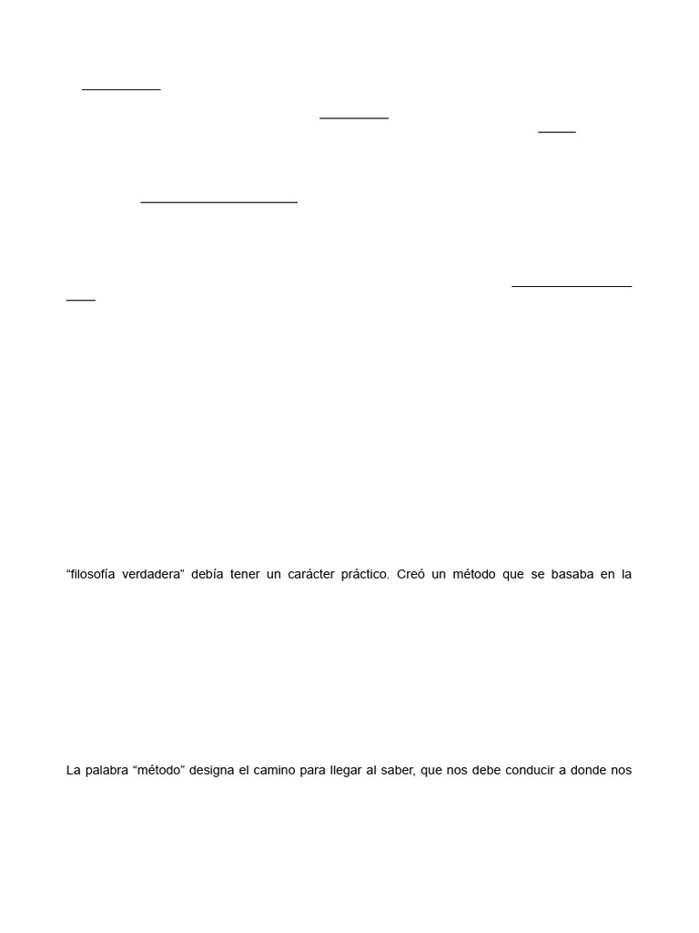 Filosofia DescartES 2 | PDF | René Descartes | Teoría de sustancias