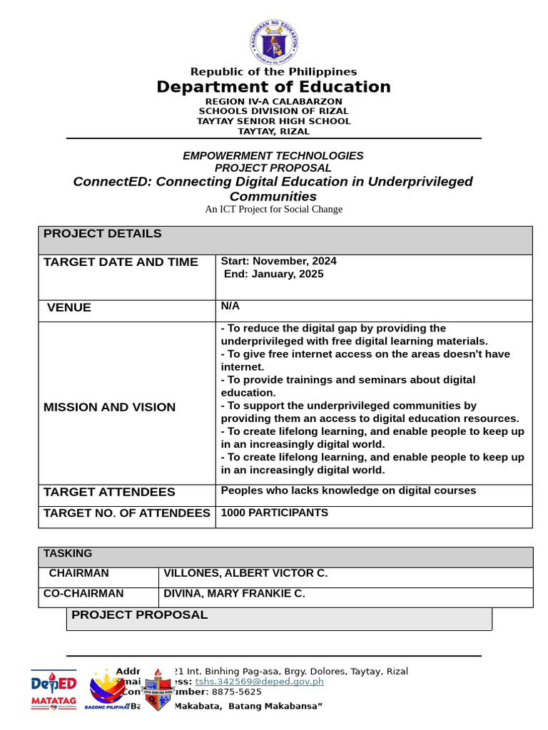 Project Proposal | PDF