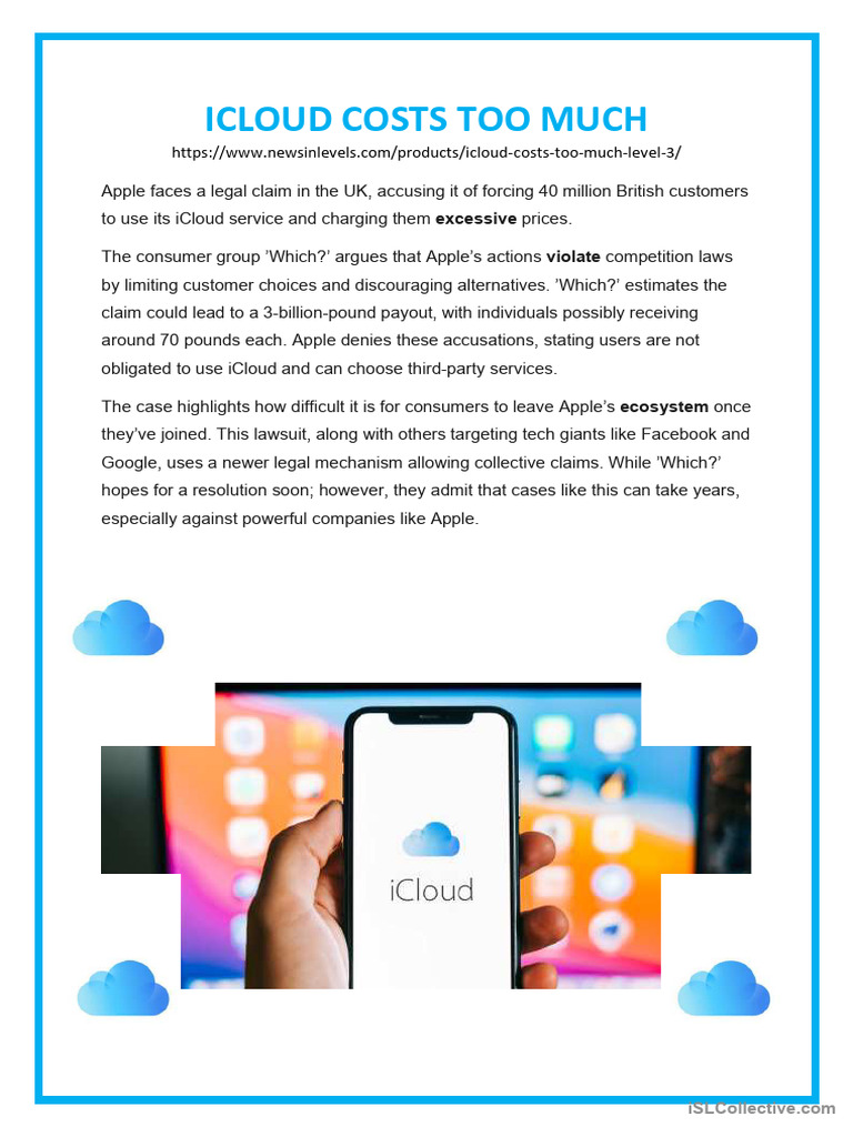 ICloud Costs Too Much | PDF | Apple Inc. | I Cloud