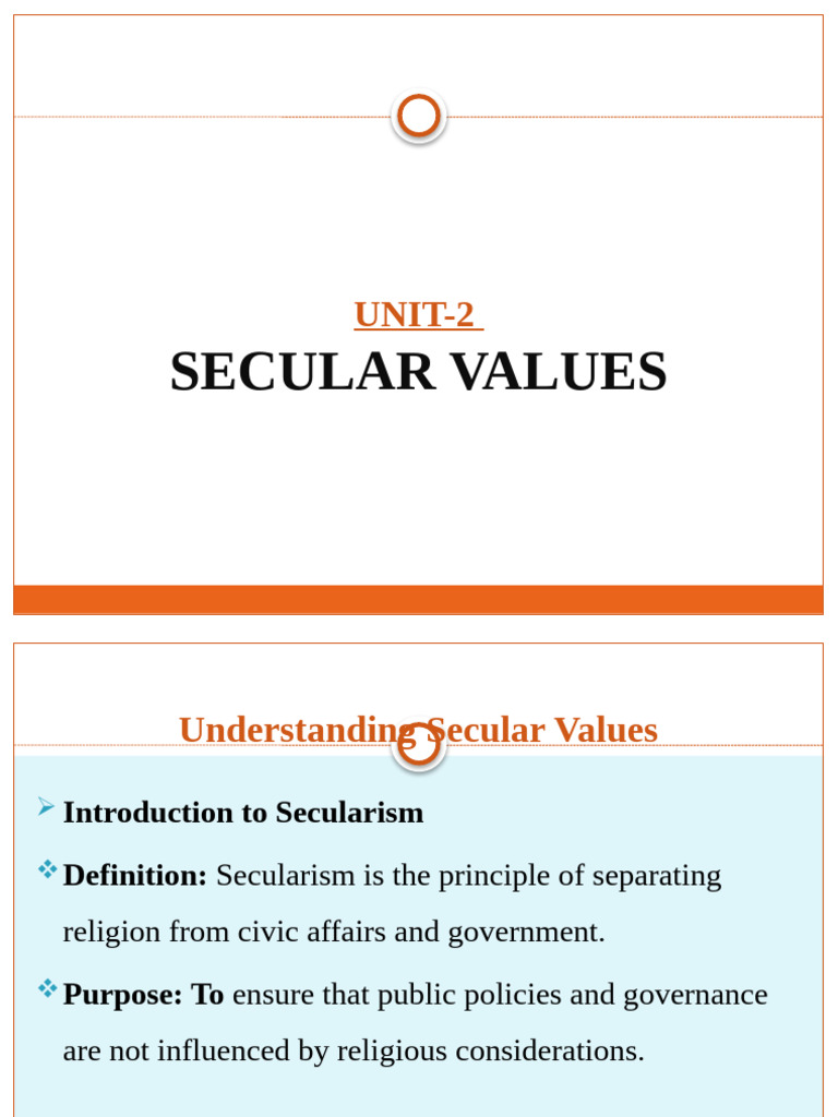 HVE Unit-2 | PDF | Secularism | Discrimination