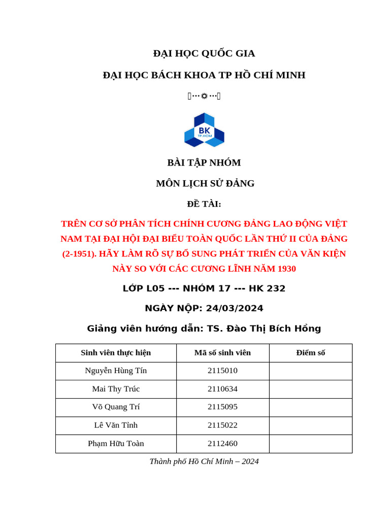 BTN2 - Tong Hop | PDF