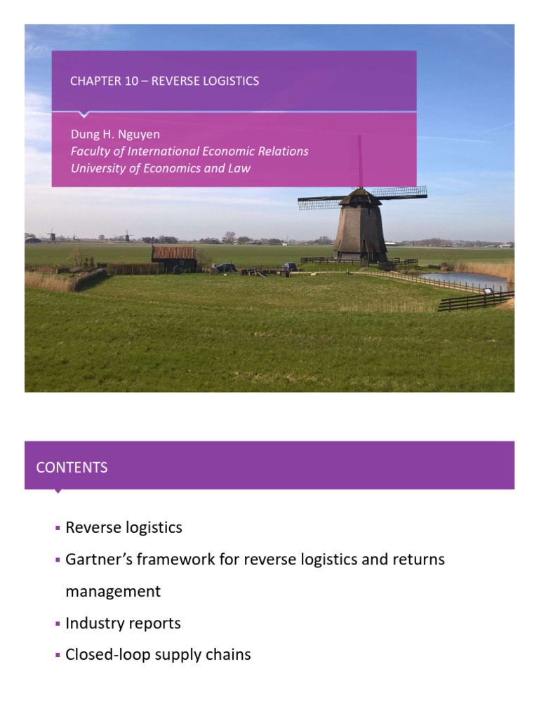 Chapter 10 - Logistics - Dung Nguyen | PDF | Logistics | Supply Chain