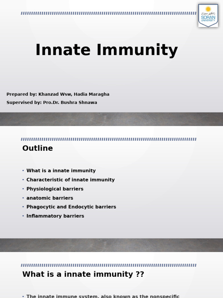 Innate Immunity | PDF