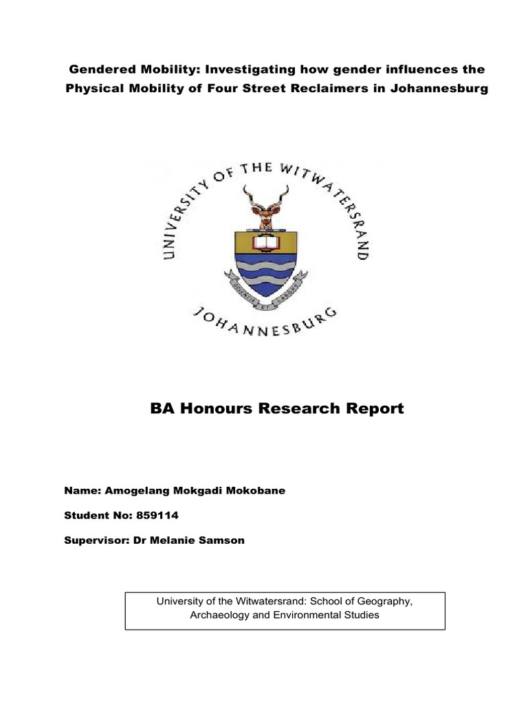 1 Wits 2017 Mokobane | PDF | Qualitative Research | Ethnography