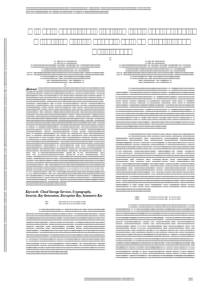 A Key Generation Algorithm For Cryptographic Algorithms To Improve Key Complexity and Efficiency ...