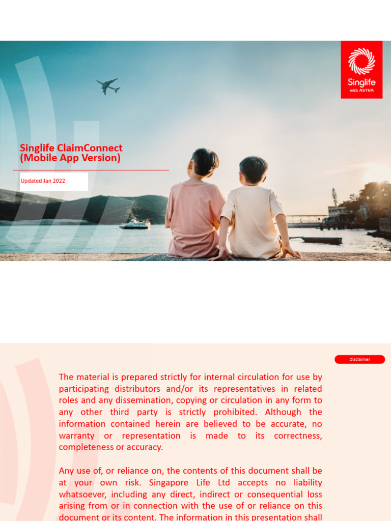 Singlife Claims Connect Userguide | PDF | Password | Login