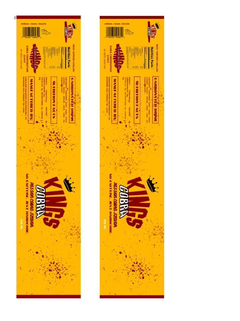 Kings Cobra Label Edited | PDF