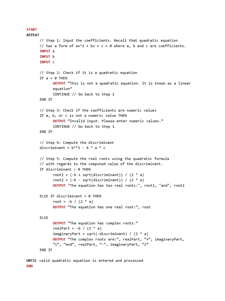 Pseudocode-1 - Activity 45 | PDF
