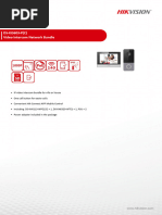 Hikvision DS-KIS212 Intercom Kit Overview | PDF