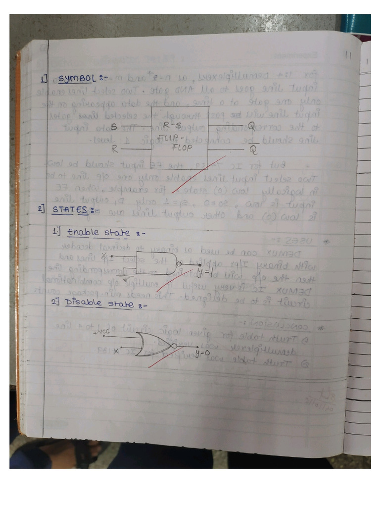 E2 Practical - 10 Rs Flip Flop Using Nand or Nor | PDF