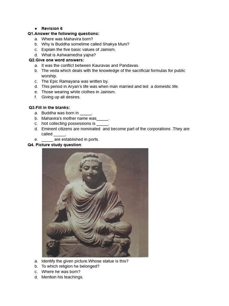 Ancient Indian Religions Quiz | PDF