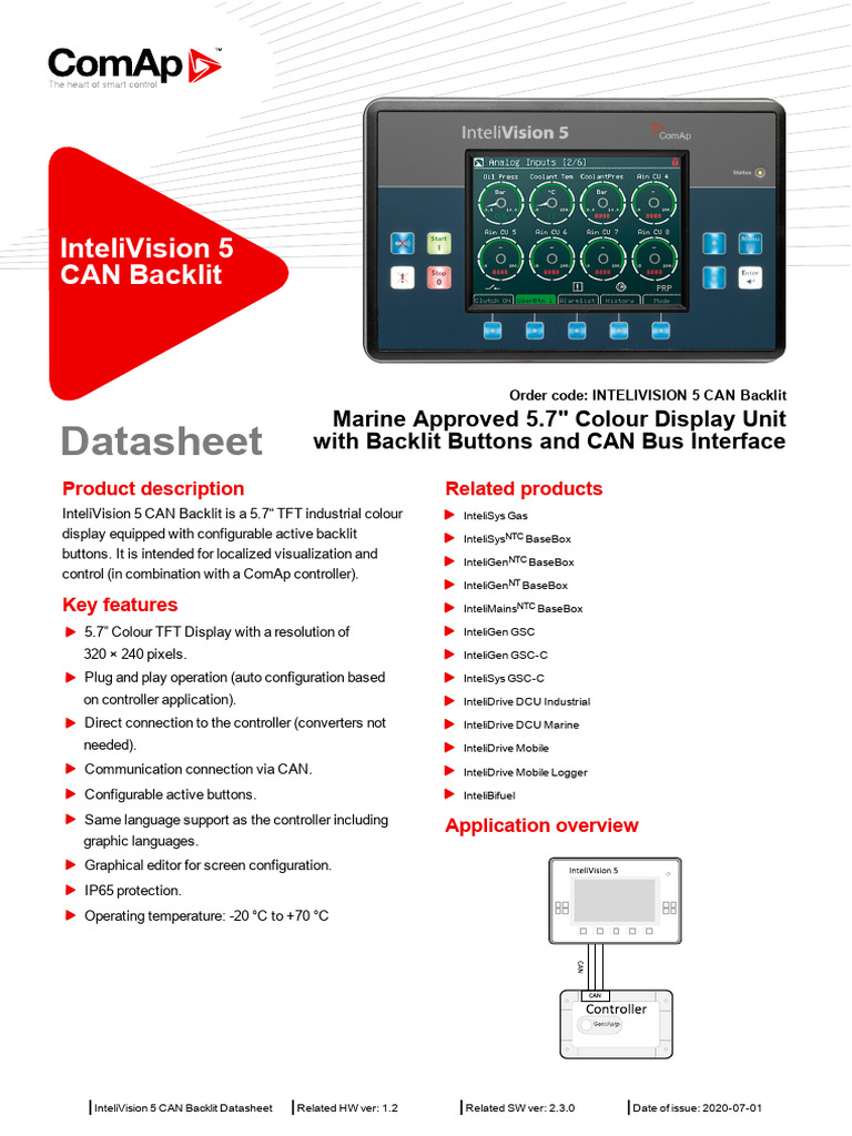 Intelivision 5 Can Backlit Datasheet | PDF | Backlight | Liquid Crystal Display
