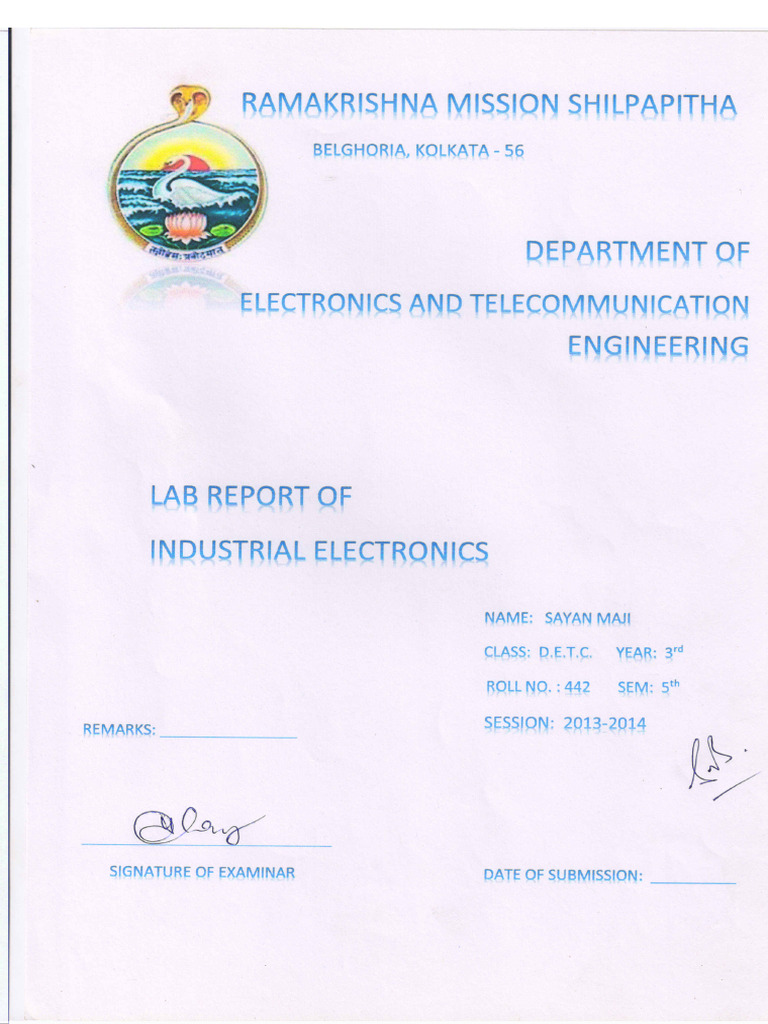 Industrial Electronics | PDF