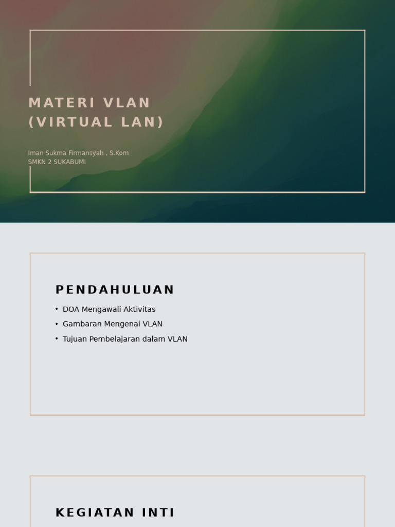 Materi VLAN (Virtual Lan) FINAL | PDF