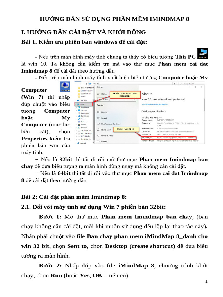 Huong Dan Imindmap 8 - 2021 | PDF
