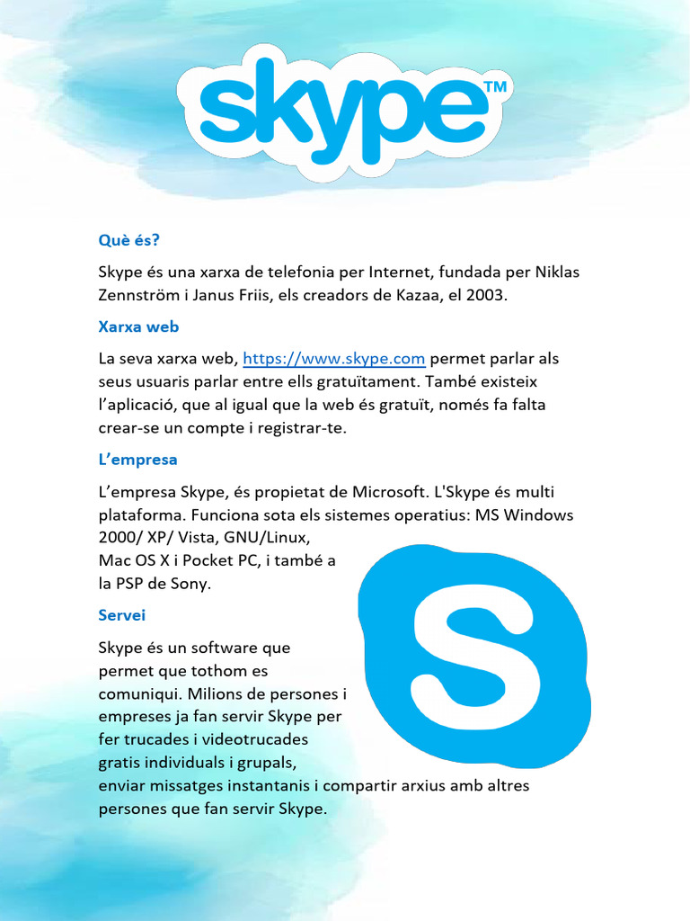 Skype | PDF