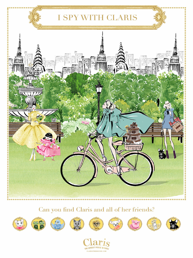 Where Is Claris in New York I Spy With Claris 01 | PDF