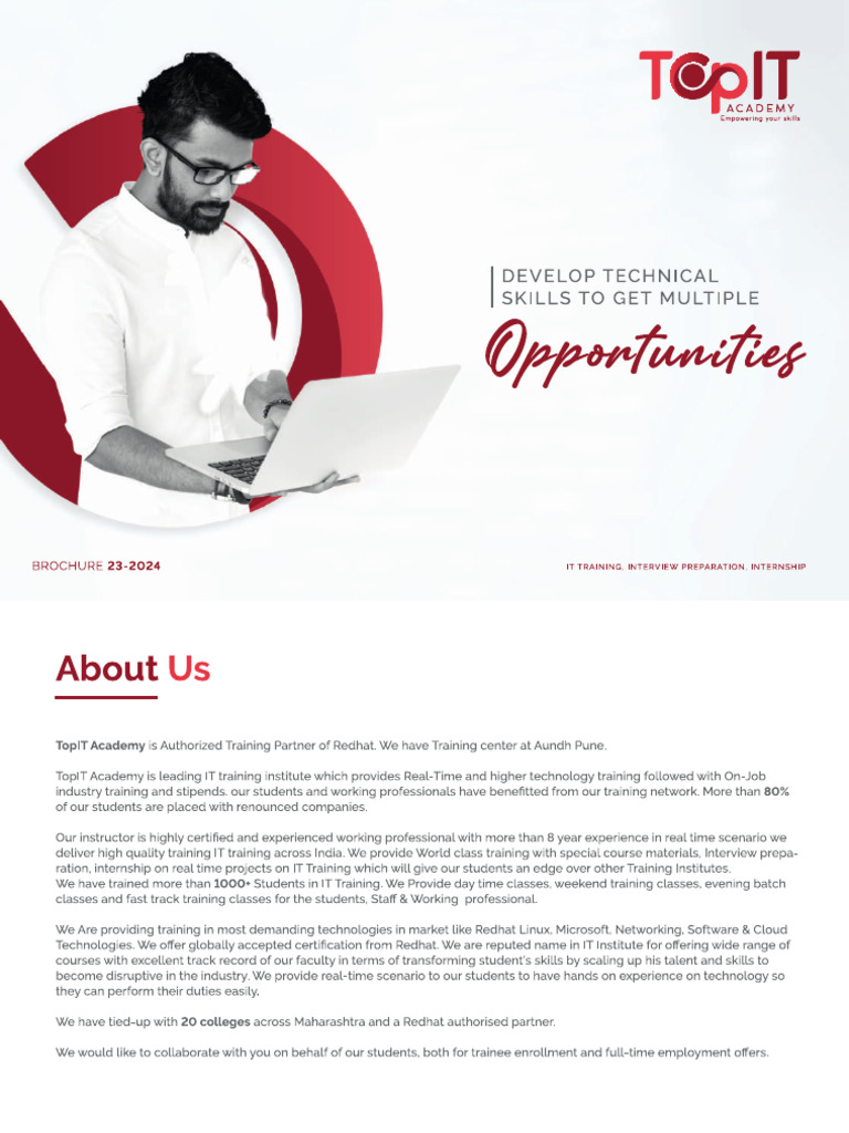 TopIT Academy Brochure - C2C | PDF