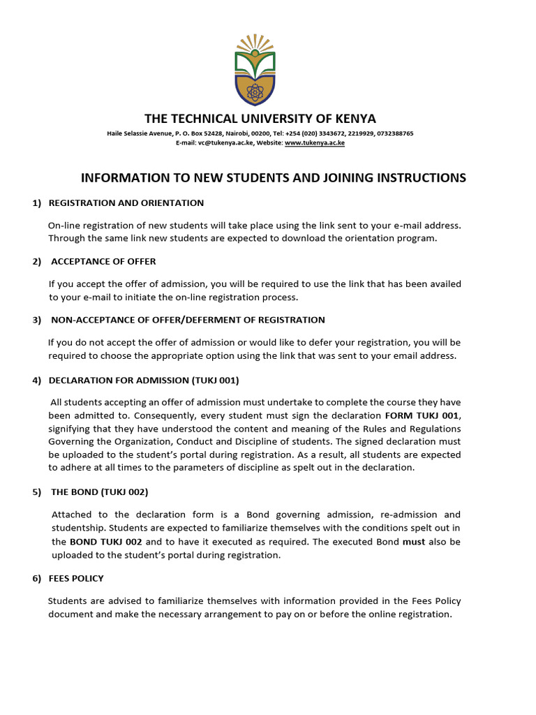 Joining Instruction 2023 | PDF | Libraries | Identity Document