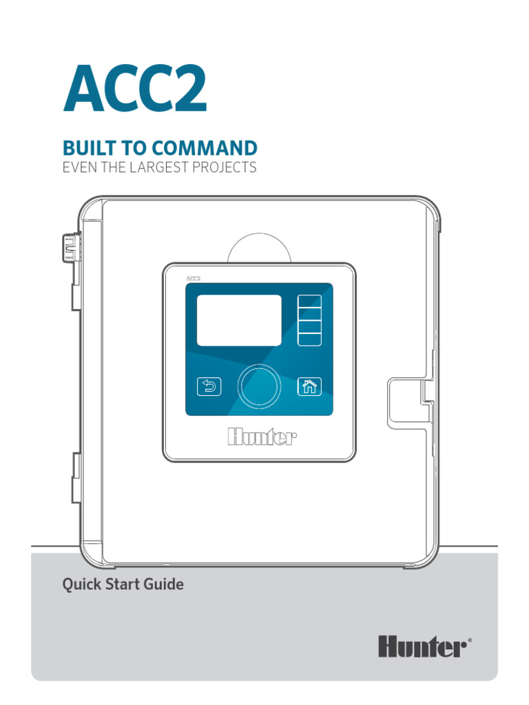 Hunter ACC2 Controller Manual | PDF | Power Supply | Fuse (Electrical)
