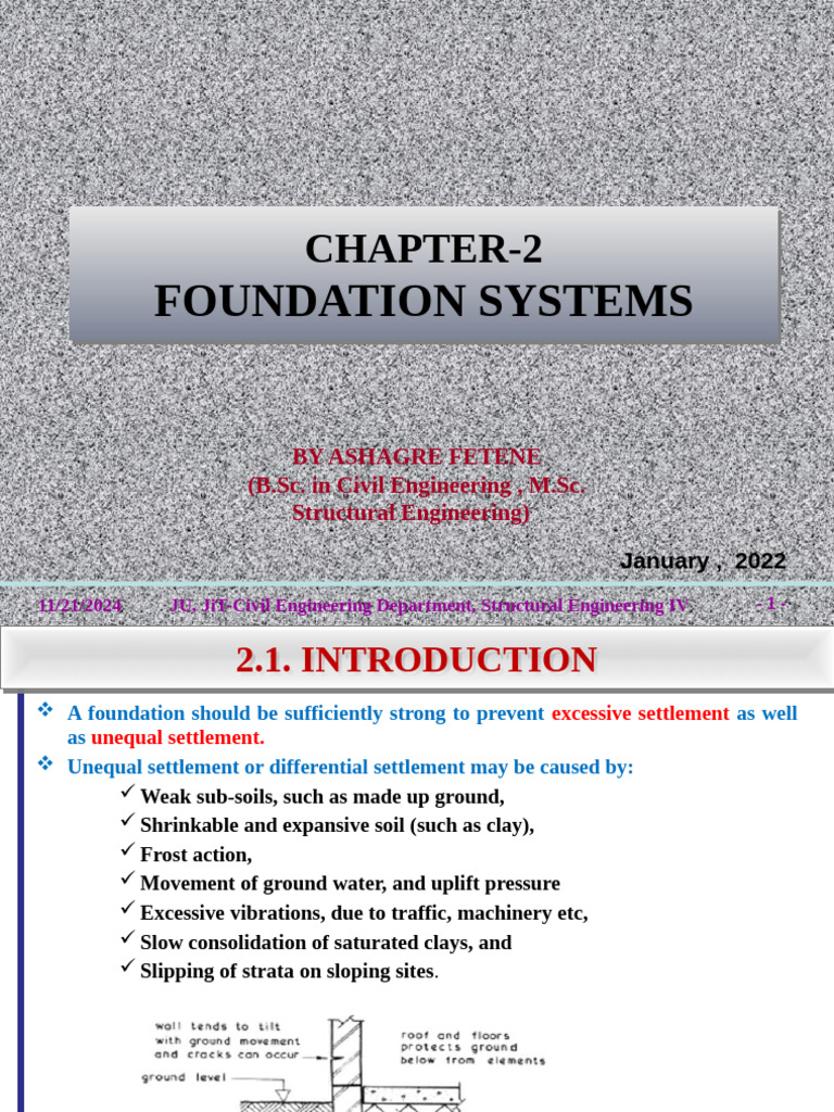 Foundation Systems Overview | PDF | Deep Foundation | Foundation ...