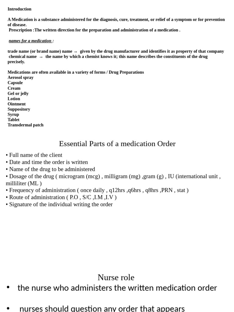 Chapter Med Final | PDF | Intravenous Therapy | Injection (Medicine)