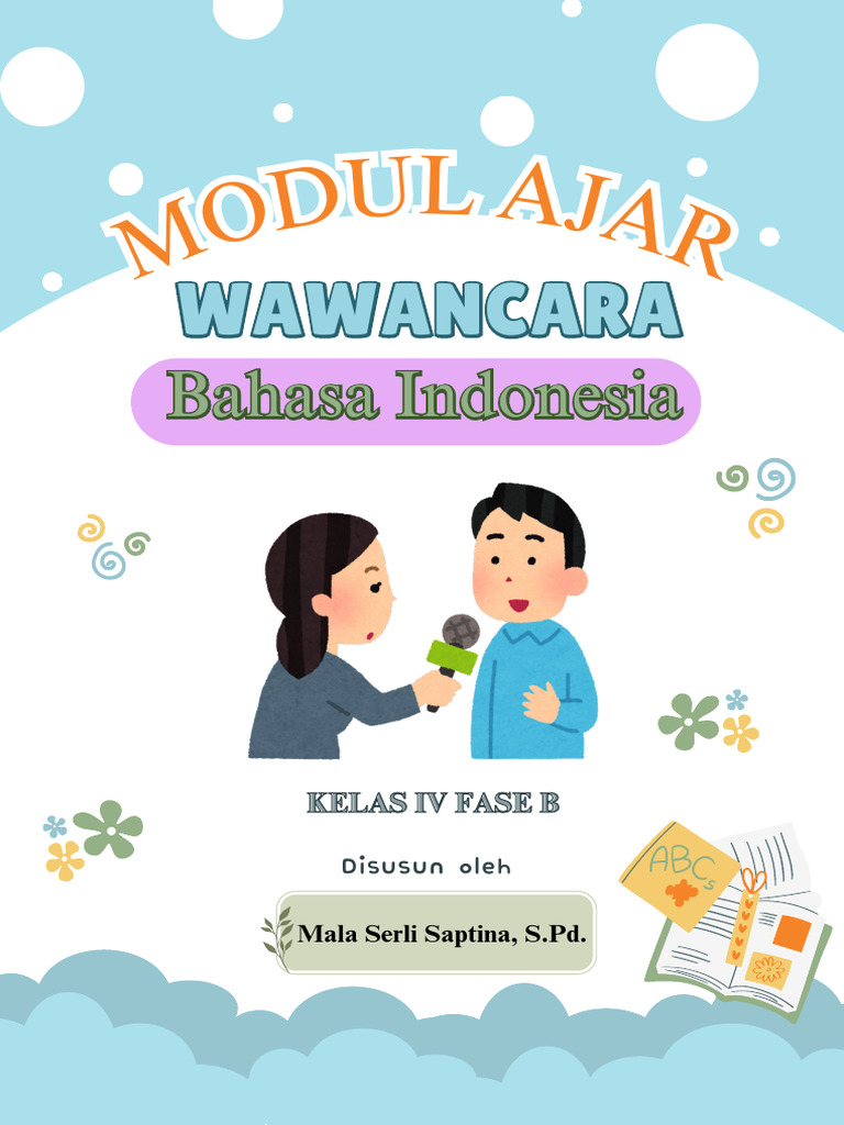 Cover Modul Ajar Bahasa Indonesia Kelas IV | PDF