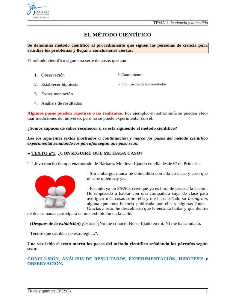 Método Científico: Pasos y Ejemplos | PDF | Método científico