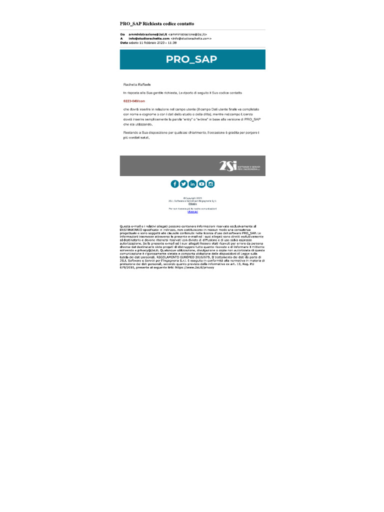 Prosap CC | PDF