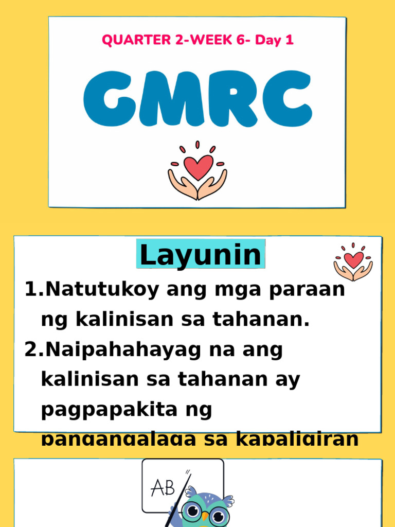 Day 1-GMRC-Q2-W6-D1 | PDF