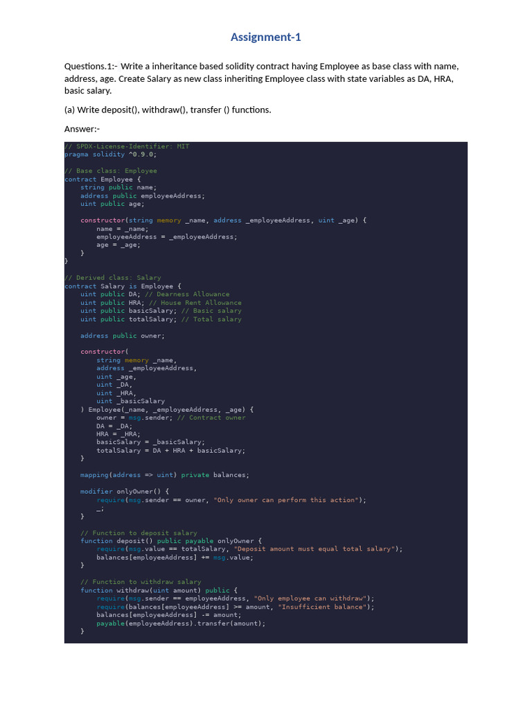 Blockchain Assignment1 NaveenSingh49 | PDF | Computer Programming ...