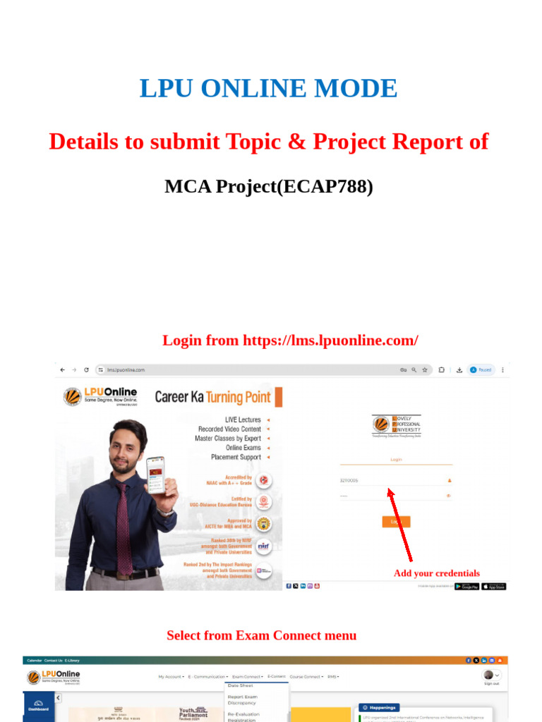 MCA (OL) Project Submission | PDF