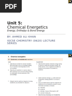 Bond Energy Calculations Worksheet | PDF