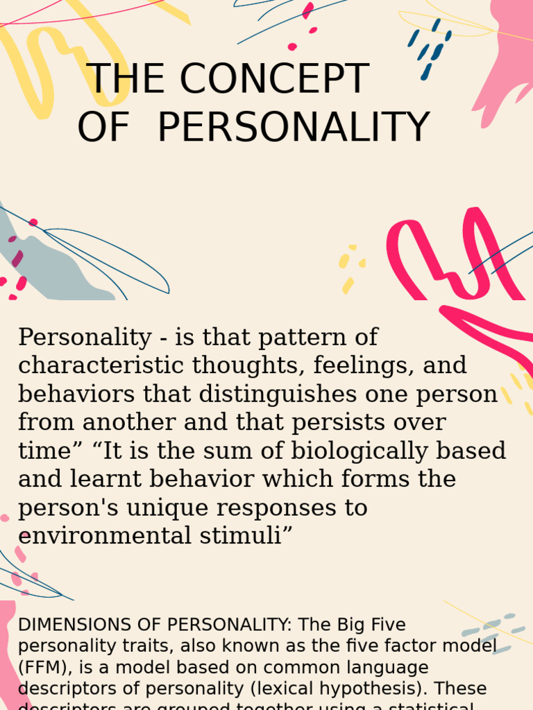 Personality Development | PDF | Cognition | Cognitive Science