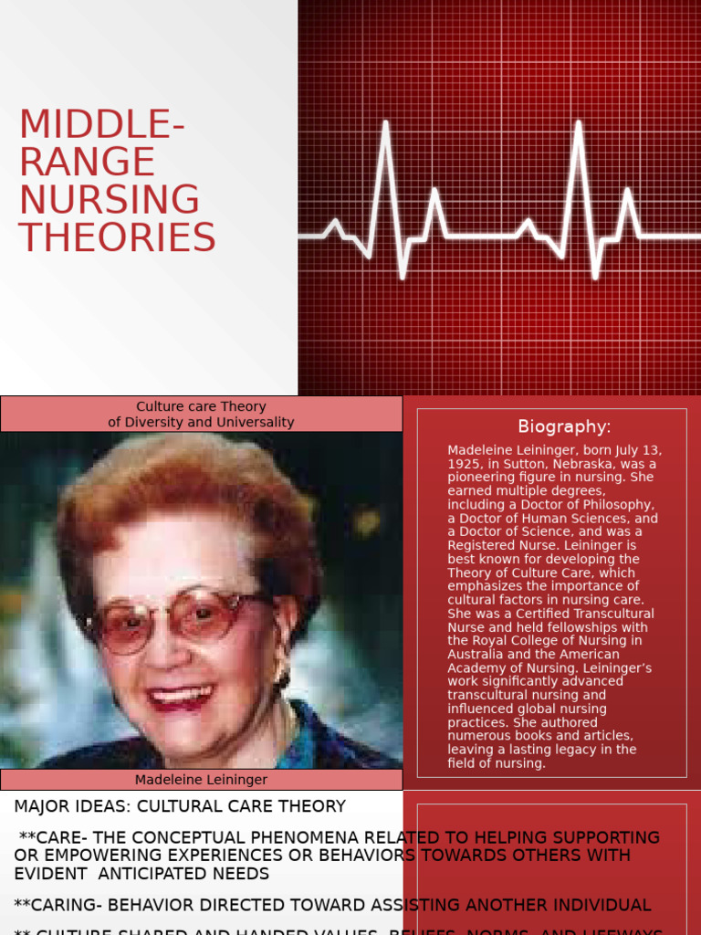 MIDDLE RANGE Nursing Theories | PDF | Psychology | Liberal Arts Education