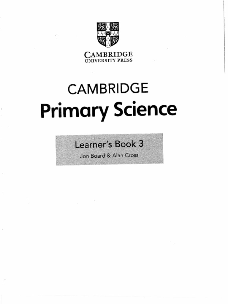 Cambridge - Learners Book 3 | PDF