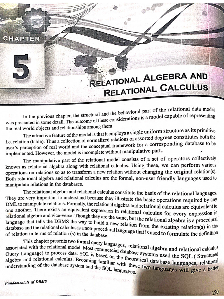 Relational Algebra | PDF