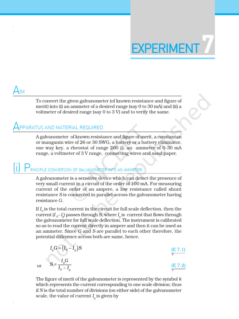 Practical 11 Convert Into Ammeter & Voltmeter | PDF | Voltage | Metrology