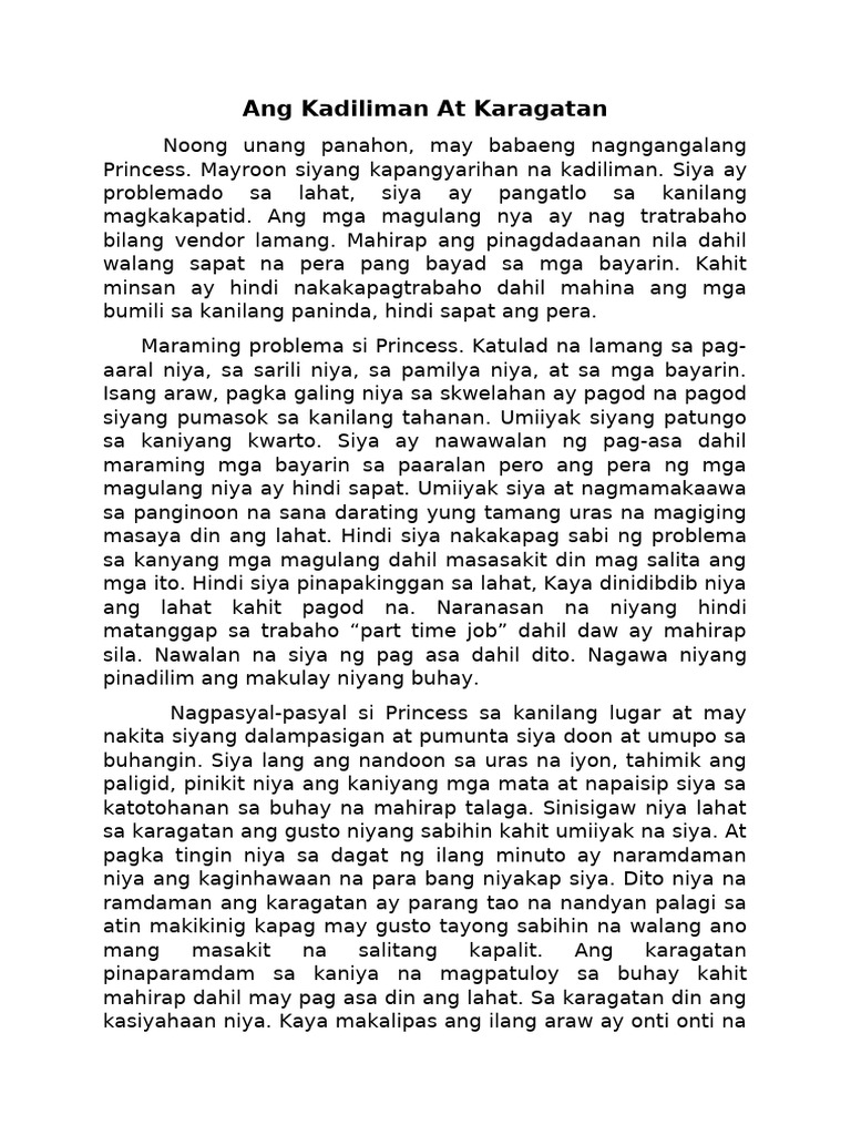 Ang Alamat NG Karagatan | PDF