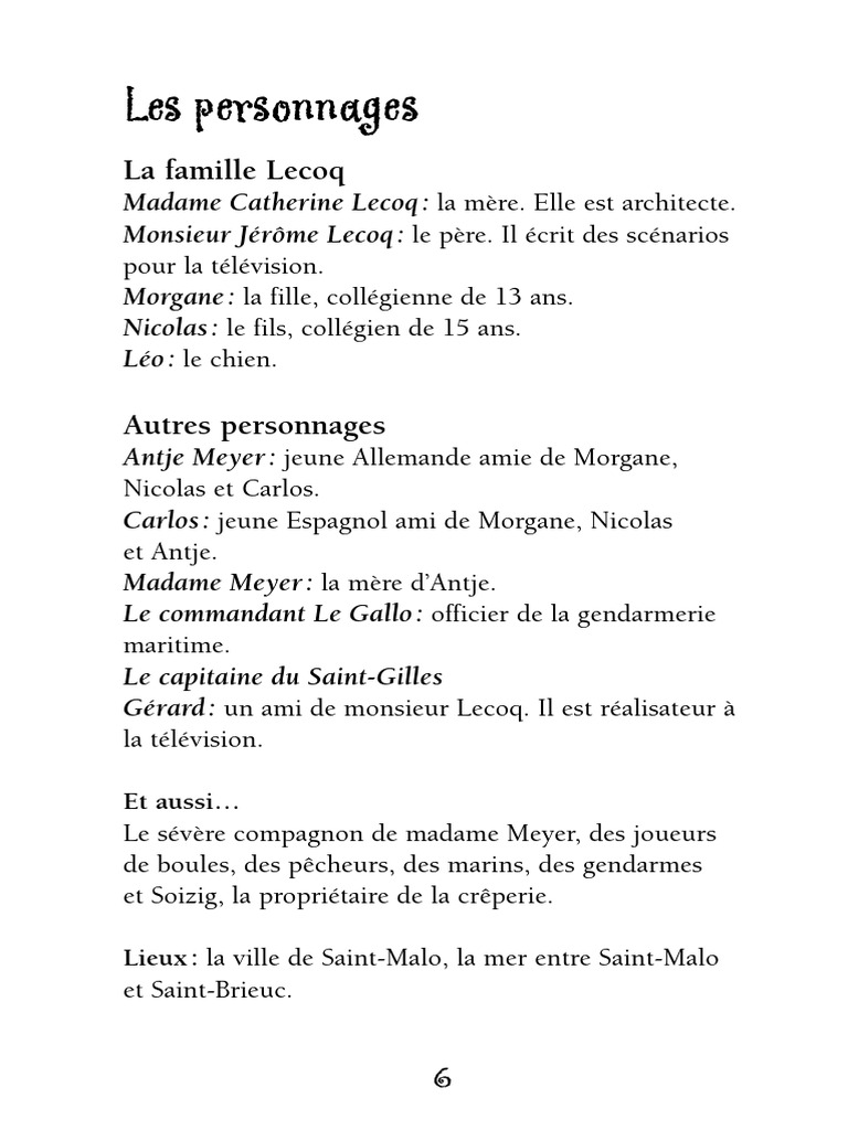 La famille Lecoq et ses amis | PDF