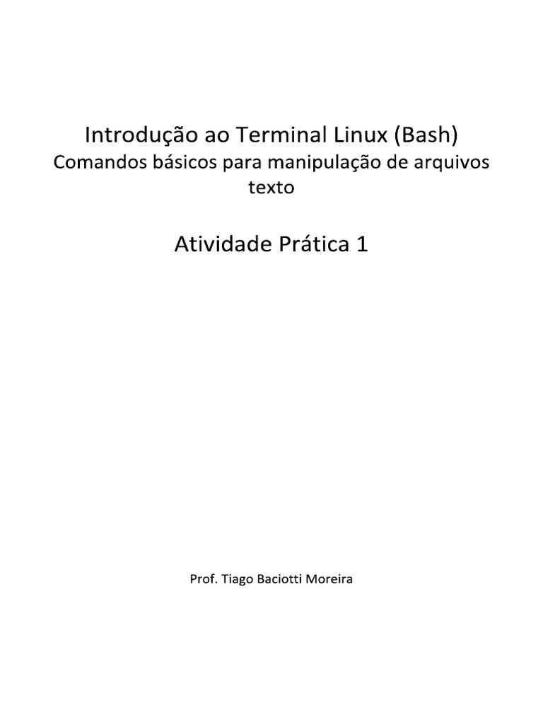 Atividade 1 | PDF