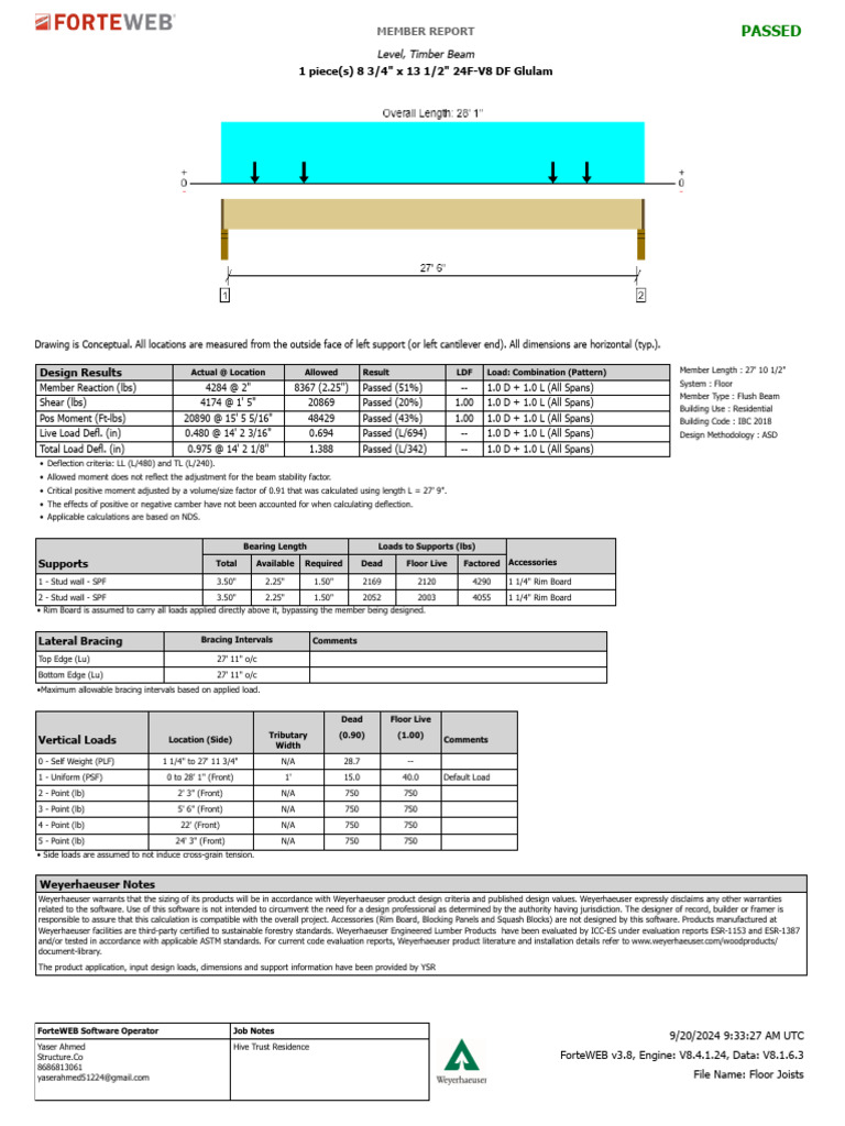 Floor Joists - Timber Beam | PDF | Beam (Structure) | Structural ...