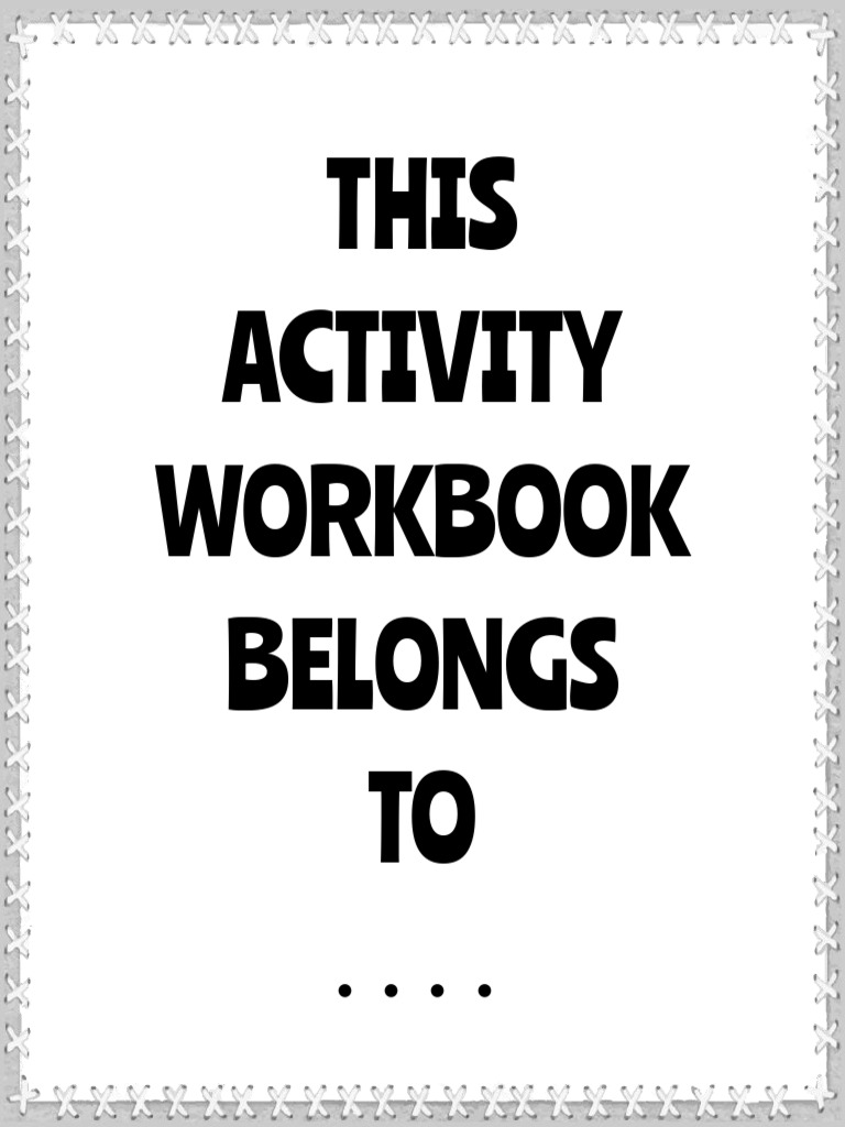 Alphabet Activity Workbook | PDF | Sports & Recreation