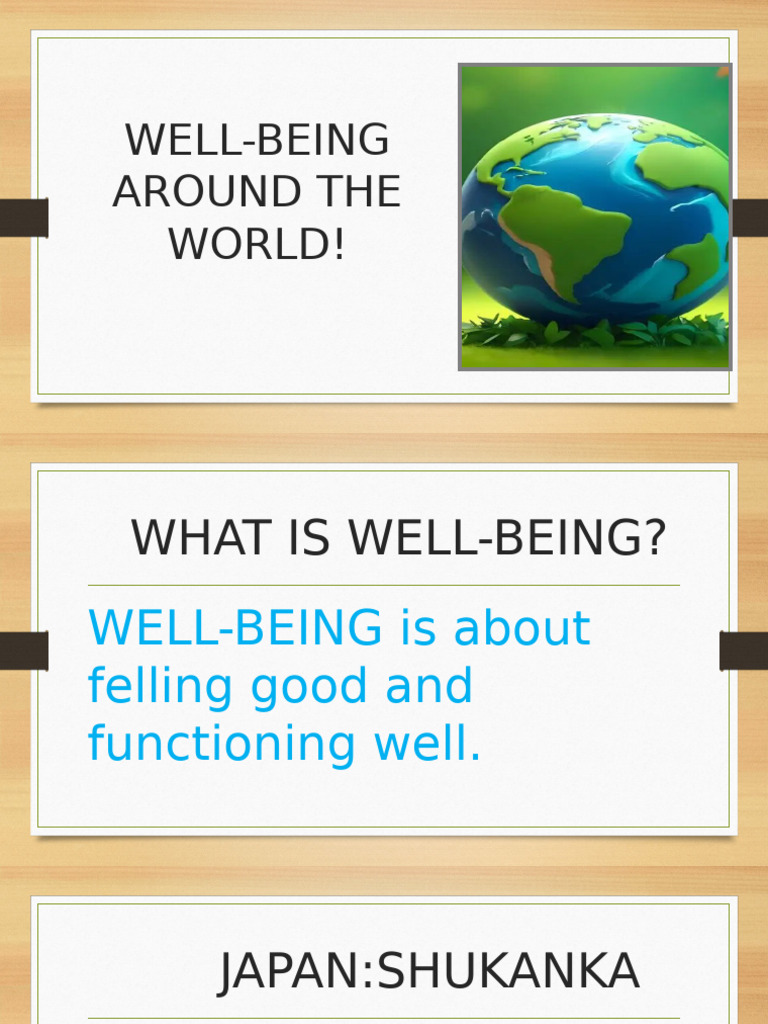 Well-Being Around The World | PDF | Wellness