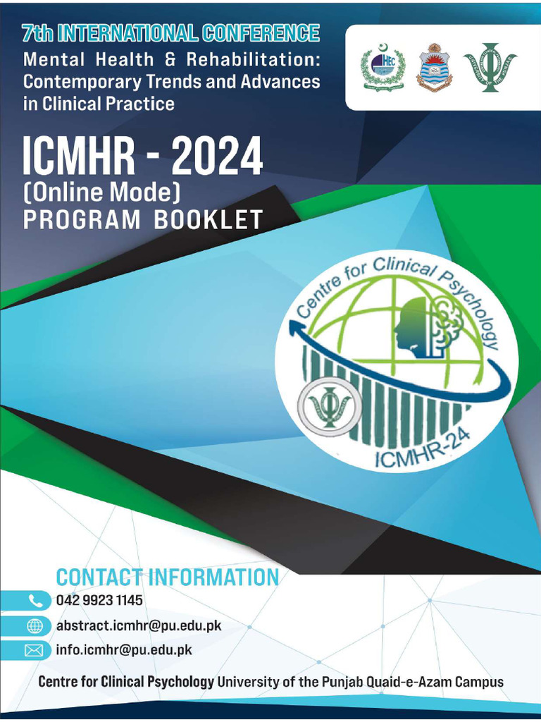 Conference Programme Final 2024 | PDF | Psychology | Health Care