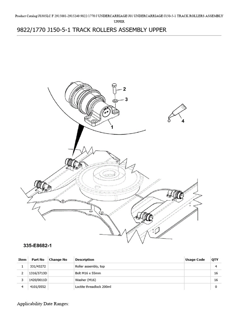 Каток 4 Jcb EPC | PDF